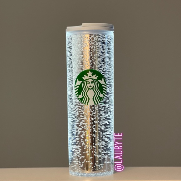 Starbucks | Other | Starbucks 220 Holiday White Sprite Bubble Bottle ...